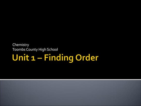 Chapter 1 - Introduction to Chemistry | PPT