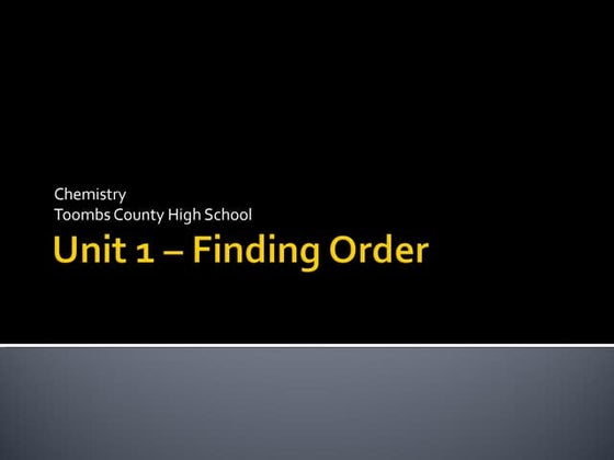 Chapter 1 - Introduction to Chemistry | PPT