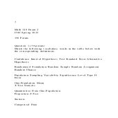 1 Math 140 Exam 2 COC Spring 2022 150 Points | DOCX