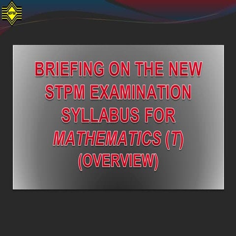 1 math t overview | PPT