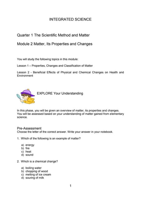 The nature of matter | PPT