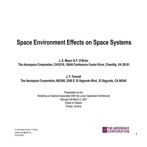 Space Environment | PDF