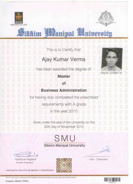 Experience Certificate | PDF