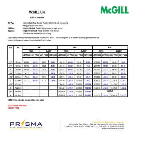 Tabla de especificacion de tuberia de acero al carbón cédulas 20, 30, 40, 60, 80, 120 y 160; de ...