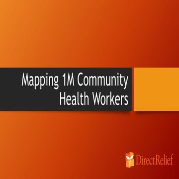 Mapping One Million Community Health Workers | PDF