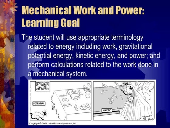 Work, power and energy | PPTX | Physics | Science