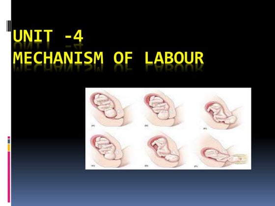 Mechanism of labor in right occipito posterior position | PPTX ...
