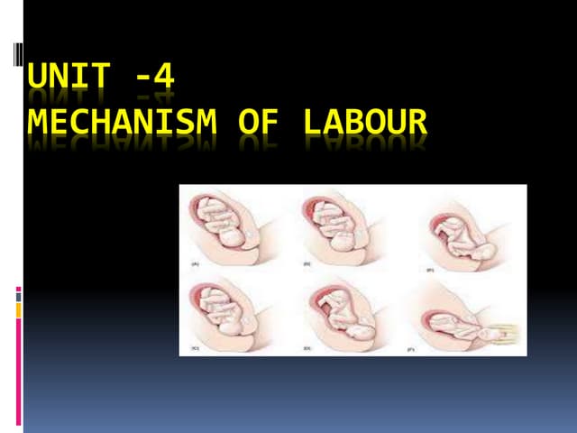 Mechanism of normal labour | PPTX