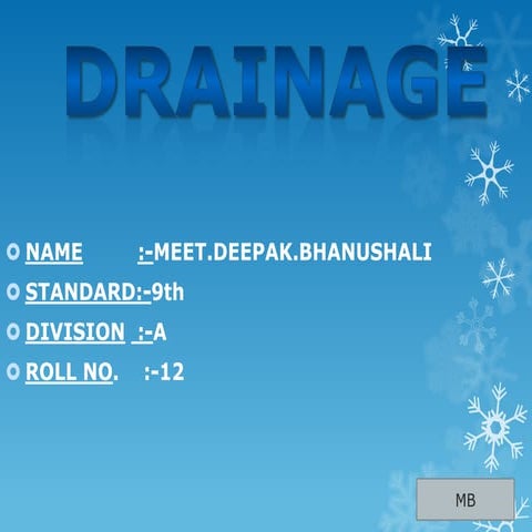 drainage class 9 | PPTX