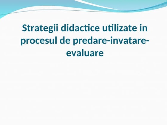 „MODALITĂŢI DE ACTIVIZARE A ELEVILOR PRIN METODE ACTIV-PARTICIPATIVE ÎN ...
