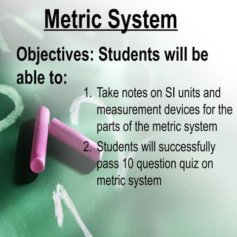 Metric System Review | PPT