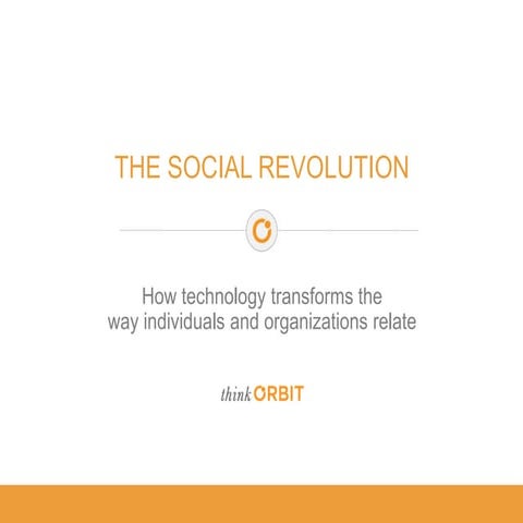 The Social Revolution | PPTX | Social Networking | Internet