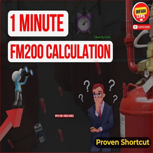 1 Minute FM200 Design Guide Available on Youtube Channel irfancfps | PDF