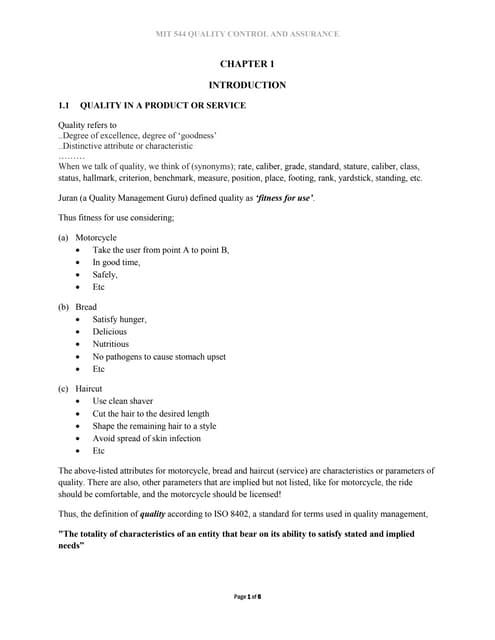 History of Quality Management | PPTX