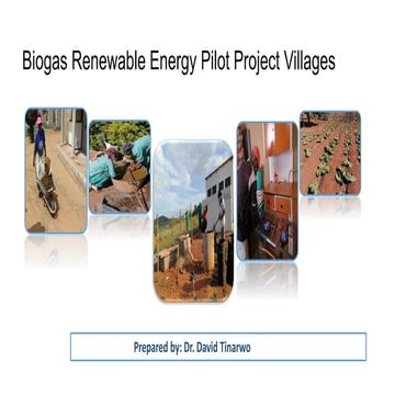1 MMSEZ SMART CITY _ Biogas renewable energy pilot project villages ...