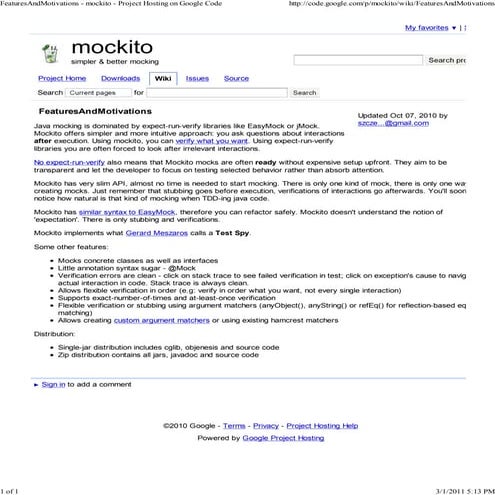 1 Mockito Pdf