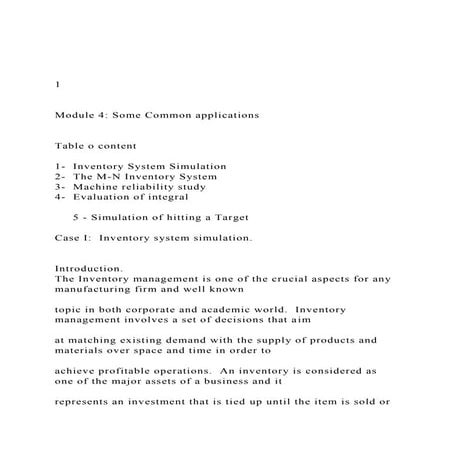 1 Module 4 Some Common applications Table o co.docx