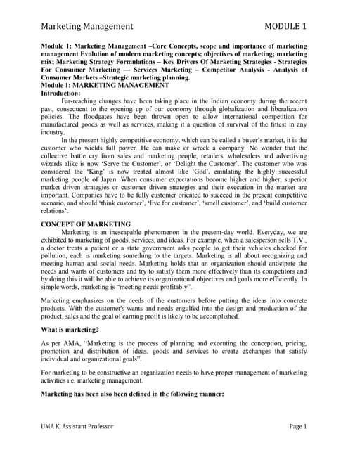 Introduction to sales & marketing | PPT