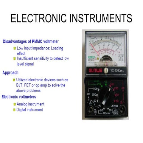 1 more voltmeter and multimeter | PPT