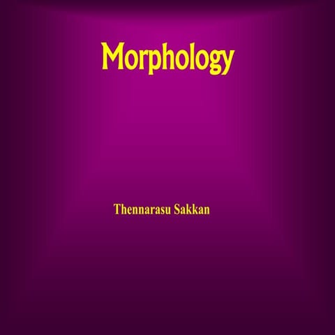 12 morphophonemics | PDF