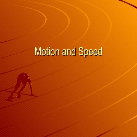 1 motion and speed | PPT