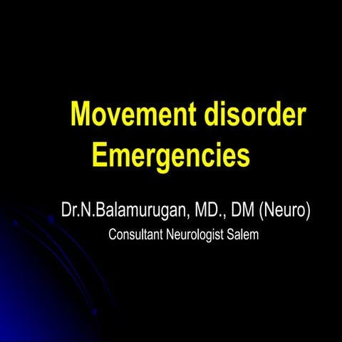 1 movement emergency | PPT