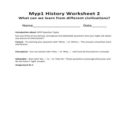1MYP History 02 - What can we learn from different civilizations.docx