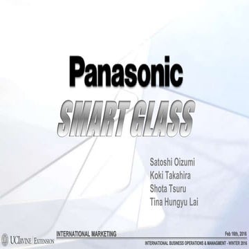 International Marketing_Panasonic | PPTX