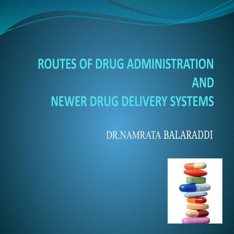 New drug delivery system | PPTX