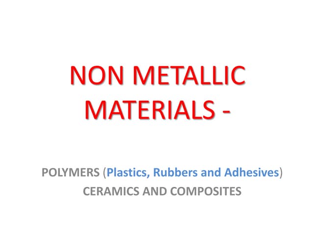 The structure and properties of polymers | PPT