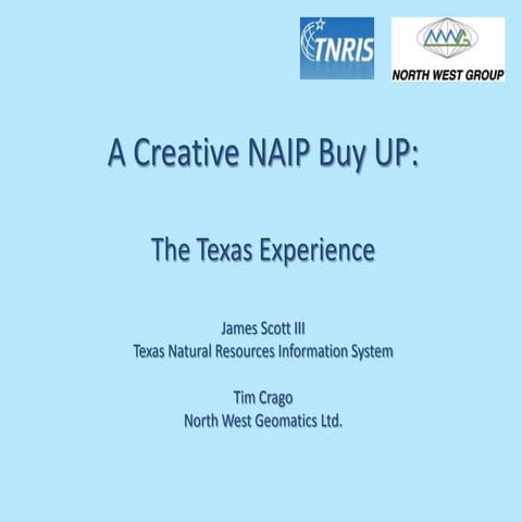 NAIP and TNRIS | PPTX