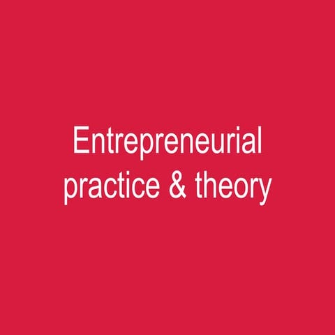 Entrepreneurial journey | PPT