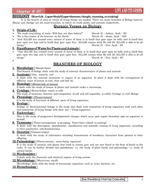 ICSE Class IX Biology Introducing Biology- TopperLearning | PDF | Science