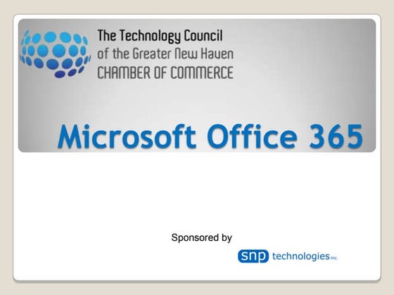 Introduction to Microsoft 365 | PPT
