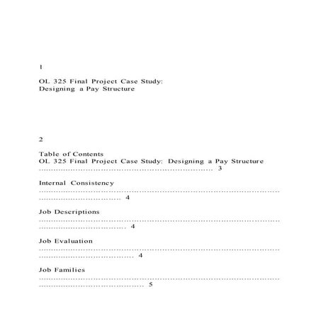 1 OL 325 Final Project Case Study Designing a Pay S | DOCX