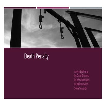 Death penalty | PPTX