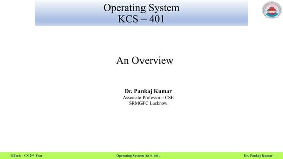 Services of Operating System | PPTX