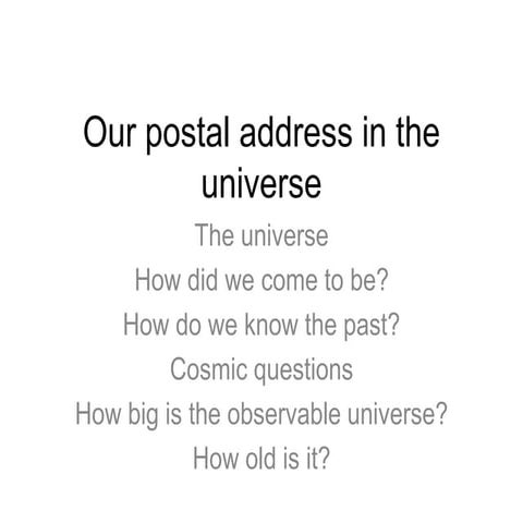 Our postal address | PPTX