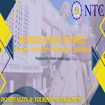 Overview to Meetings Incentive Conference | PPTX