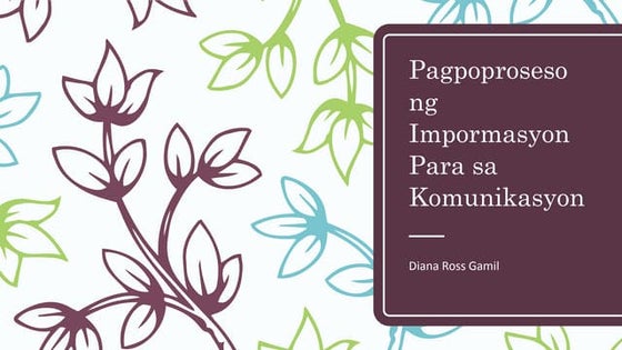 Philosophy, mission and vision | PPTX