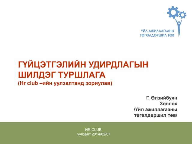 Хишигзаяа - Байгууллагад KPI-ийг нэвтрүүлэх | DOCX