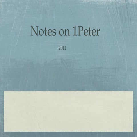 1 peter | PPT