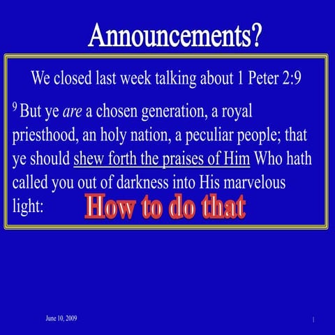 1 Peter 2e | PPT