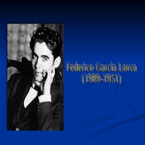 1ª P Federico GarcíA Lorca | PPT