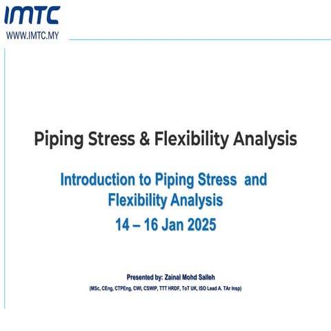 1, Piping Stress & Flexibility Analysis.pdf