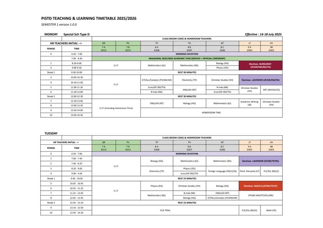 Sample Editable CLASS SCHEDULE for S.Y 2024-2025.docx