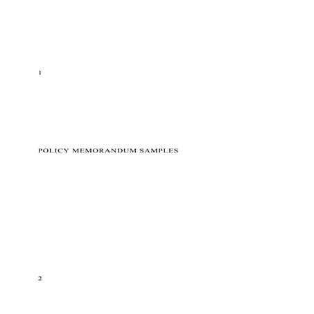 1 POLICY MEMORANDUM SAMPLES .docx