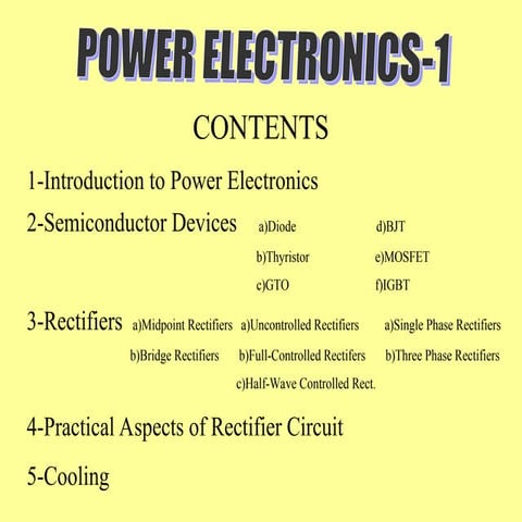 Power Electronics-1.ppt njjkkolllkkghyyyuhhg | PPT