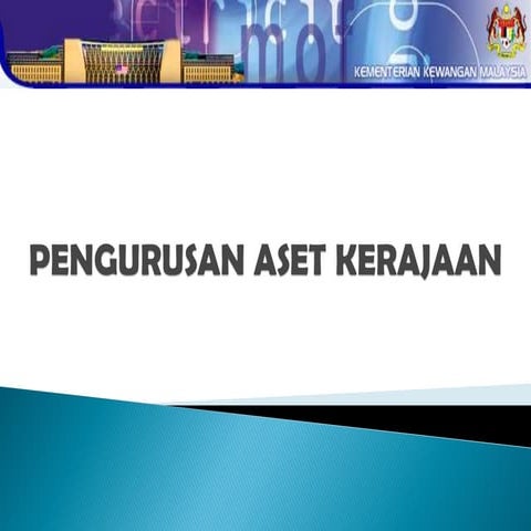 TAKLIMAT pengurusan aset tak alih MYSPATA KPM | PPTX