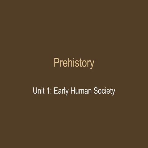 1 prehistory[1] | PPT